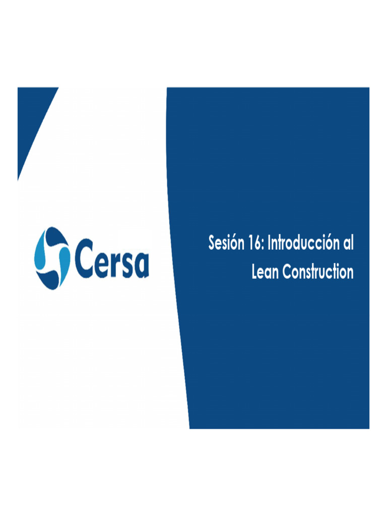 M4 S16 Diplo Gcia Proy Const | PDF | Lean Manufacturing | Inventario