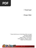 Capstone Project Template | PDF | Paragraph | Abstract (Summary)