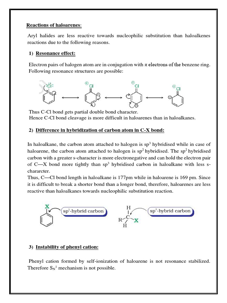 Haloalkanes and Haloarenes-1 | PDF | Chloroform | Chemical Reactions