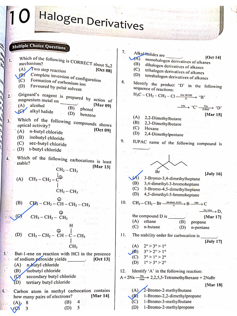 Halogen Derivative | PDF