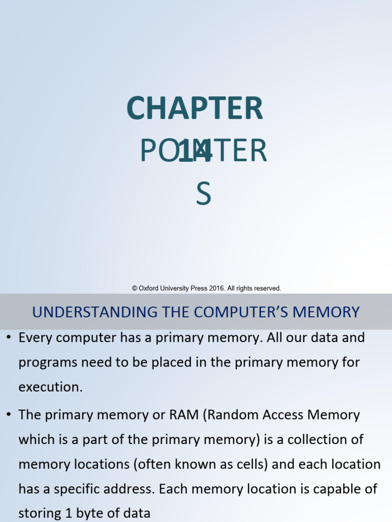 Pointer | PDF | Pointer (Computer Programming) | Integer (Computer Science) Pointer | PDF | Pointer (Computer Programming) | Integer (Computer Science)