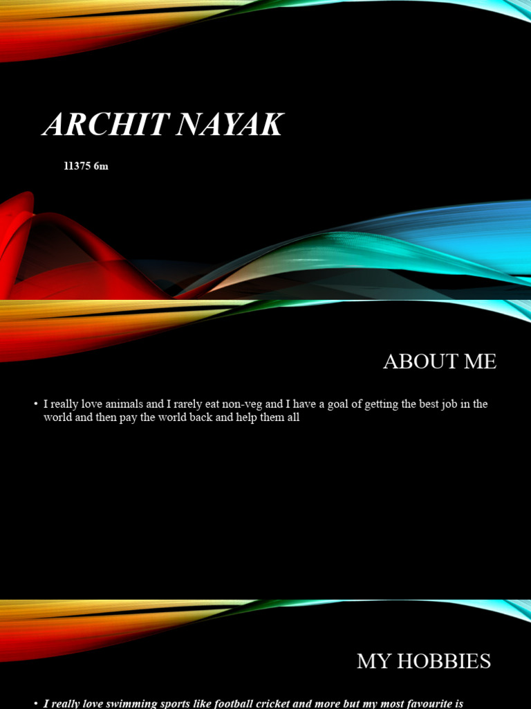 Archit Nayak: Achievements & Goals | PDF | Self-Improvement