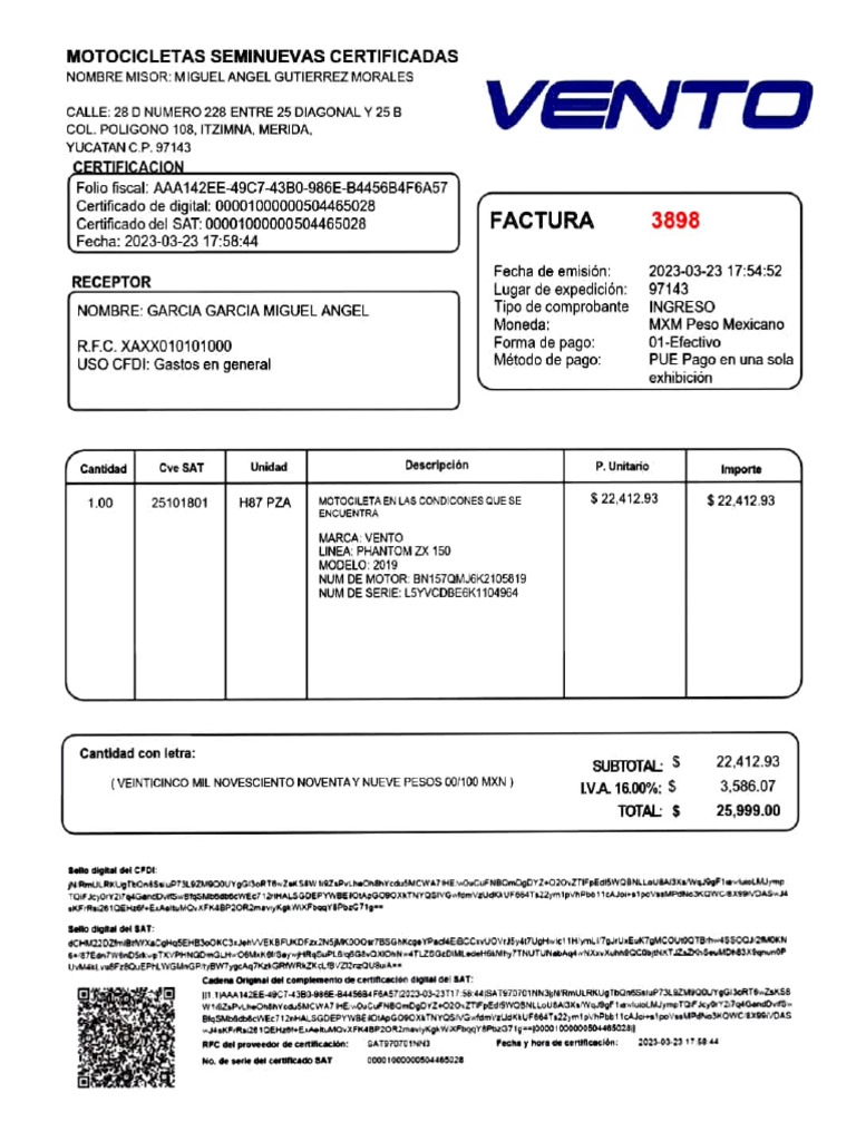 Factura Editable | PDF