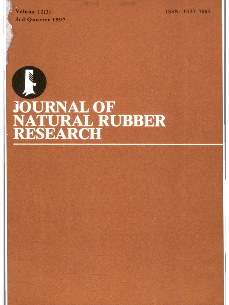 J.of Rubber 1997 v12 n3 | PDF | Fracture | Strength Of Materials