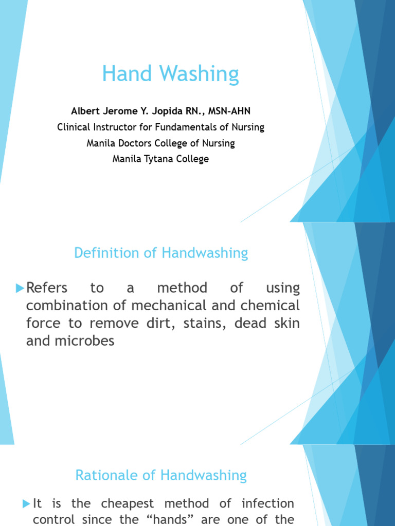 Handwashing | PDF | Hand Washing | Hygiene