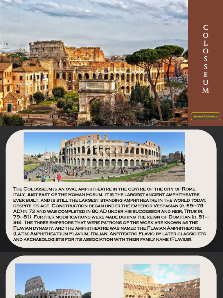Colosseum | PDF | Titus | Vespasian