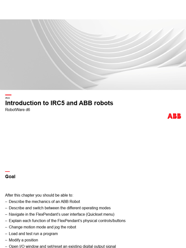 ABB Robot Controller Guide | PDF | Cursor (User Interface) | Switch