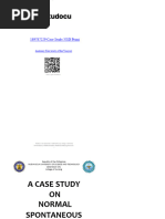 Normal Spontaneous Delivery Case Study | PDF | Childbirth | Pelvis