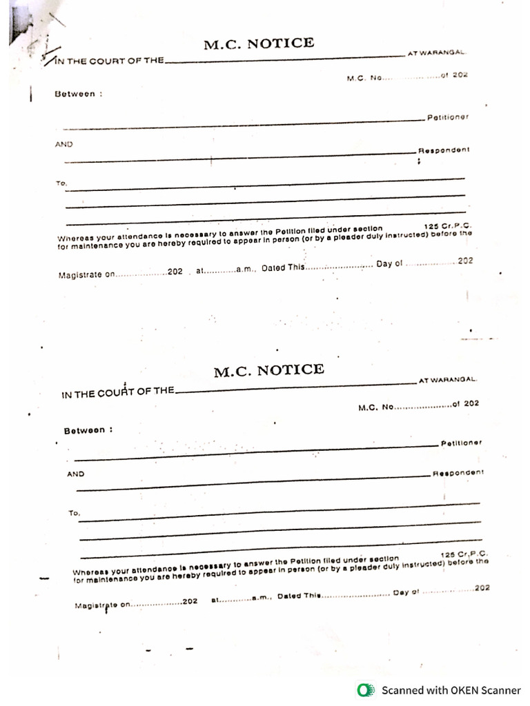 2 MC Notice | PDF