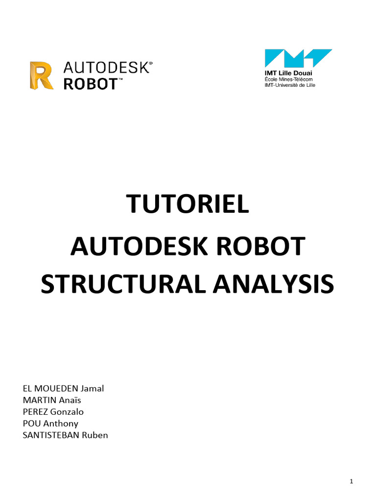 Tutoriel Autodesk Robot Structural Analysis | PDF | Béton armé ...