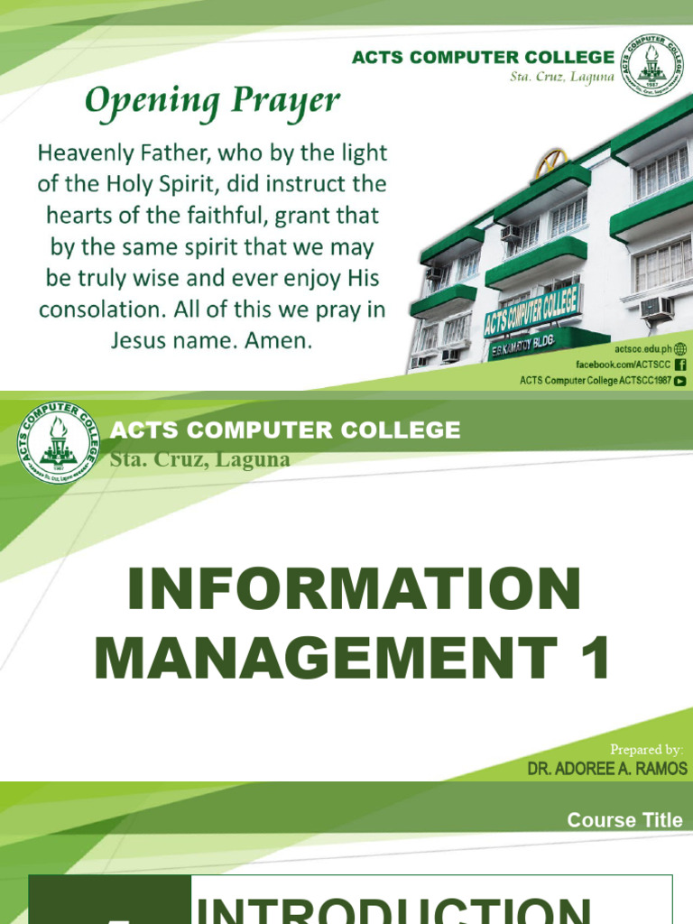 Information Management Modules 1 18 | PDF | Software Development Process | Decision Support System