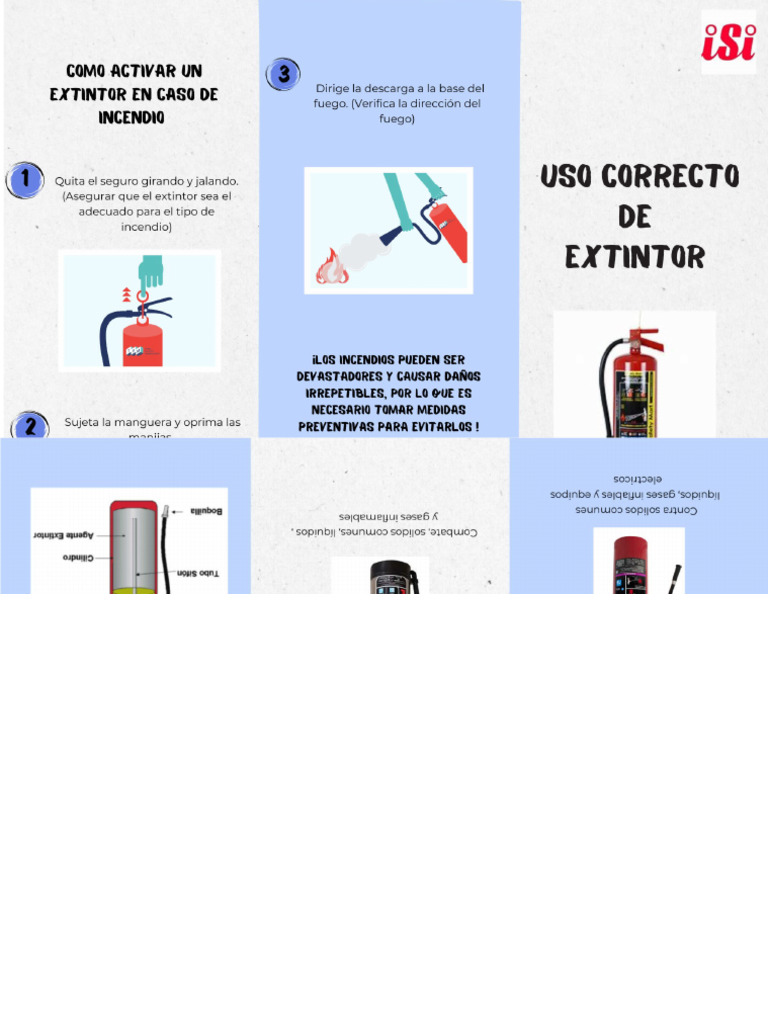 Triptico Extintor | PDF