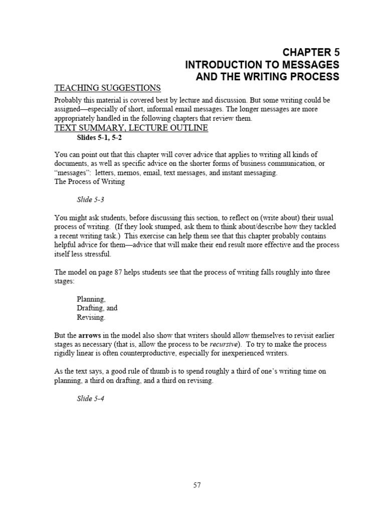 Chapter 05 | PDF | Memorandum | Communication