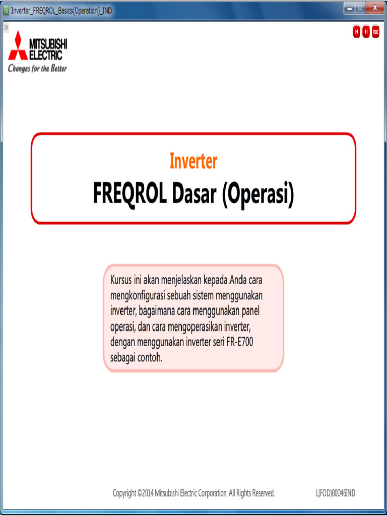 3-FREQROL Basics Op Fod Ind | PDF