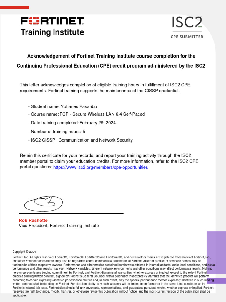 ISC2 CPE Credits - Lecture | PDF | Trademark | Common Law