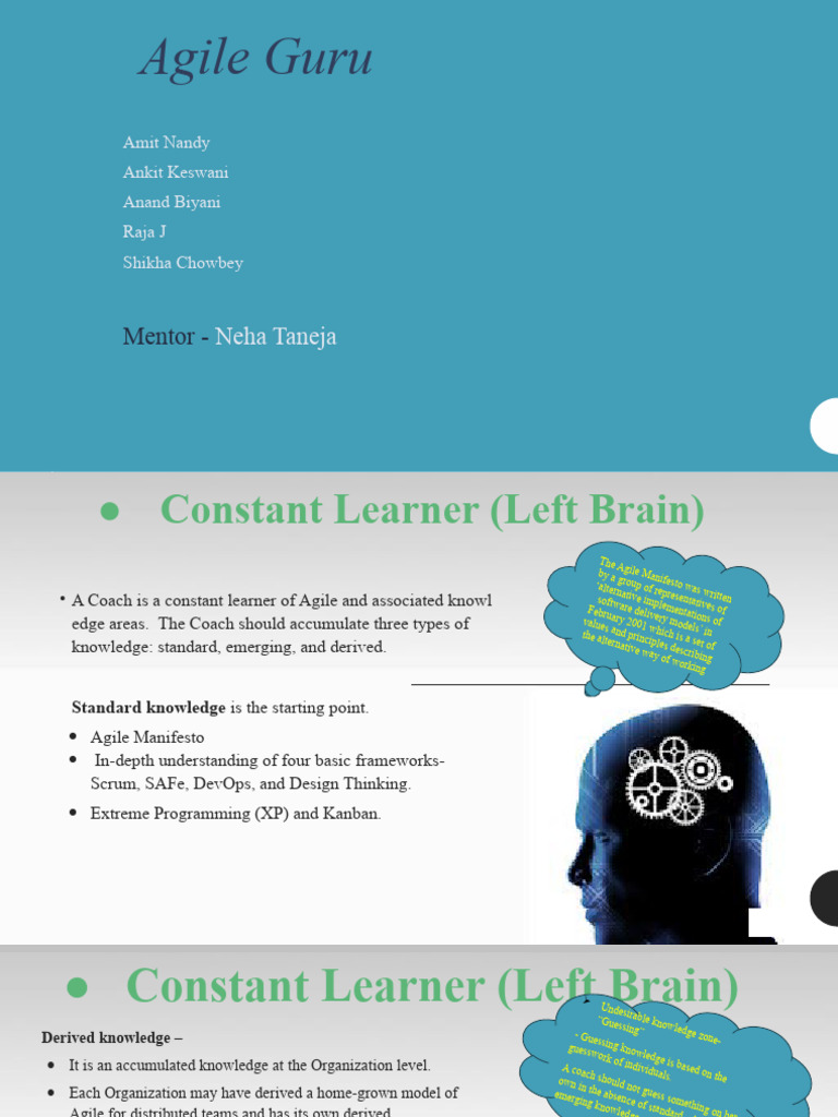 12 Commandments - Team Agile Guru (Left Brain) FINAL | PDF | Software Engineering | Computing