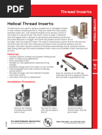 Keysert and Keenserts Catalog | PDF | Drill | Metalworking