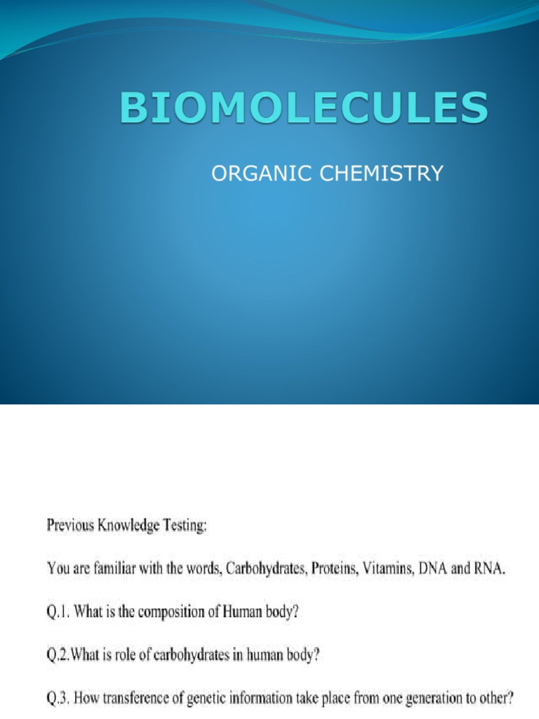 Biomolecules | PDF