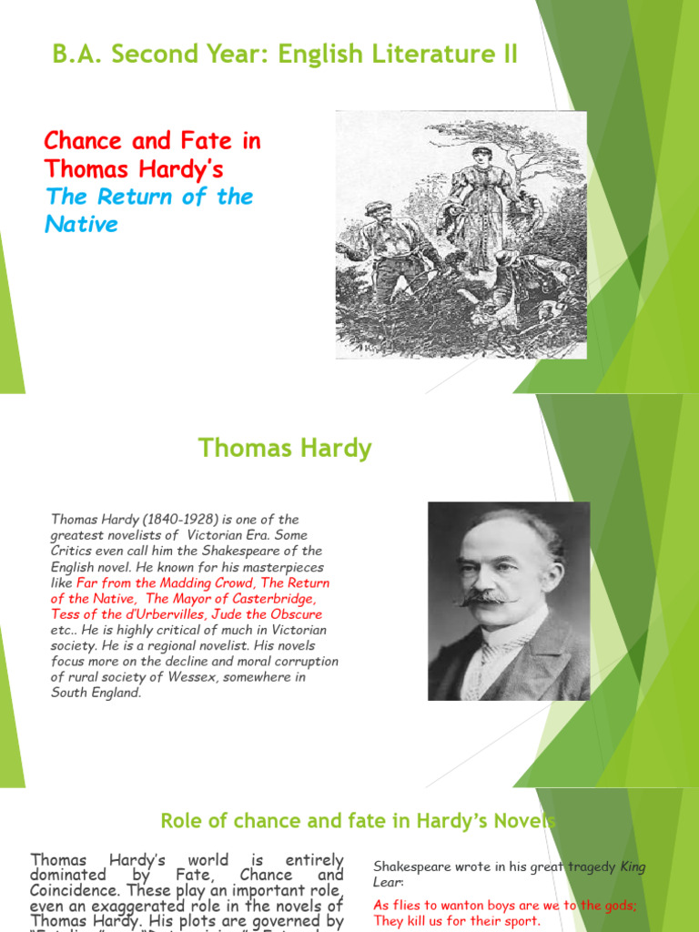 Fate and Chance in The Return of The Native | PDF | Thomas Hardy | Destiny