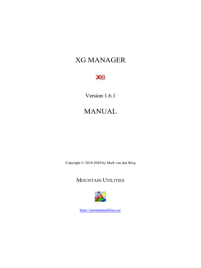XG Manager Manual 1.6.1 | PDF | Microsoft Windows | Installation ...