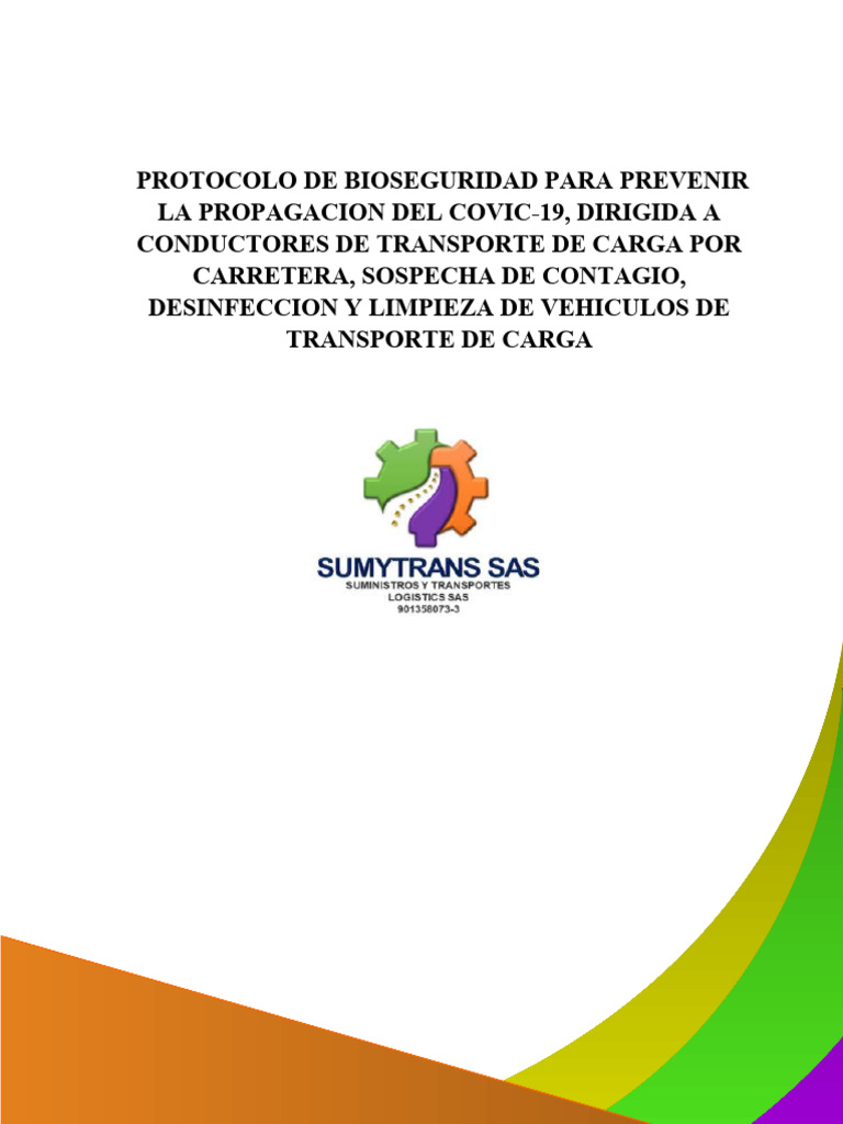 ST-DC-001 Protocolo de Bioseguridad | PDF | Lavado de manos