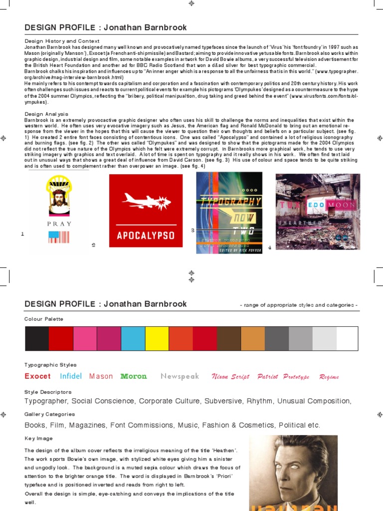 Jonathan Barnbrook Typography Typefaces Free 30 Day Trial Scribd