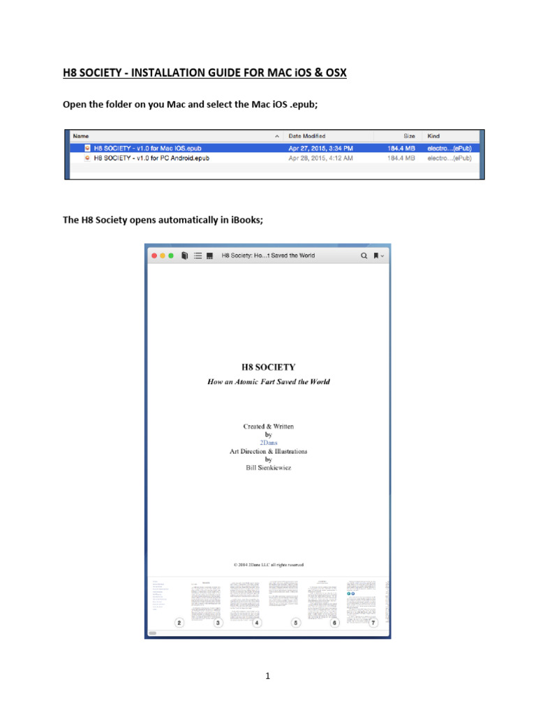H8 Society - Installation Guide For Mac iOS | PDF | Ios | Mac Os