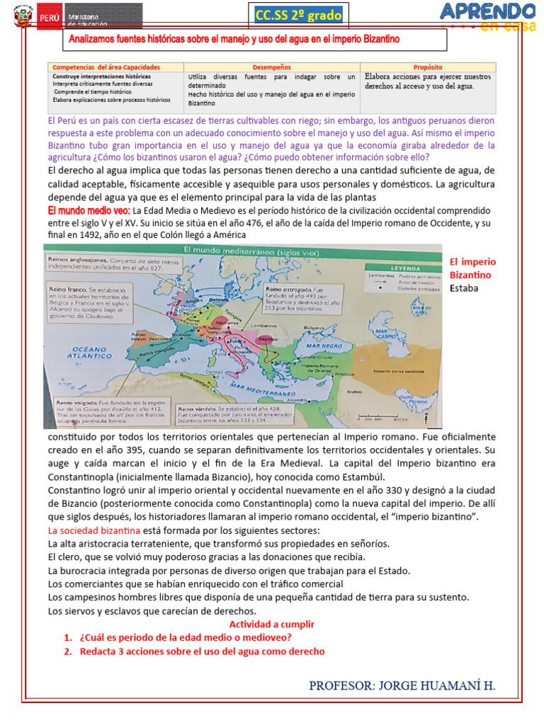 El Imperio Bizantino Sem 01 Agosto | PDF | imperio Romano | imperio ...