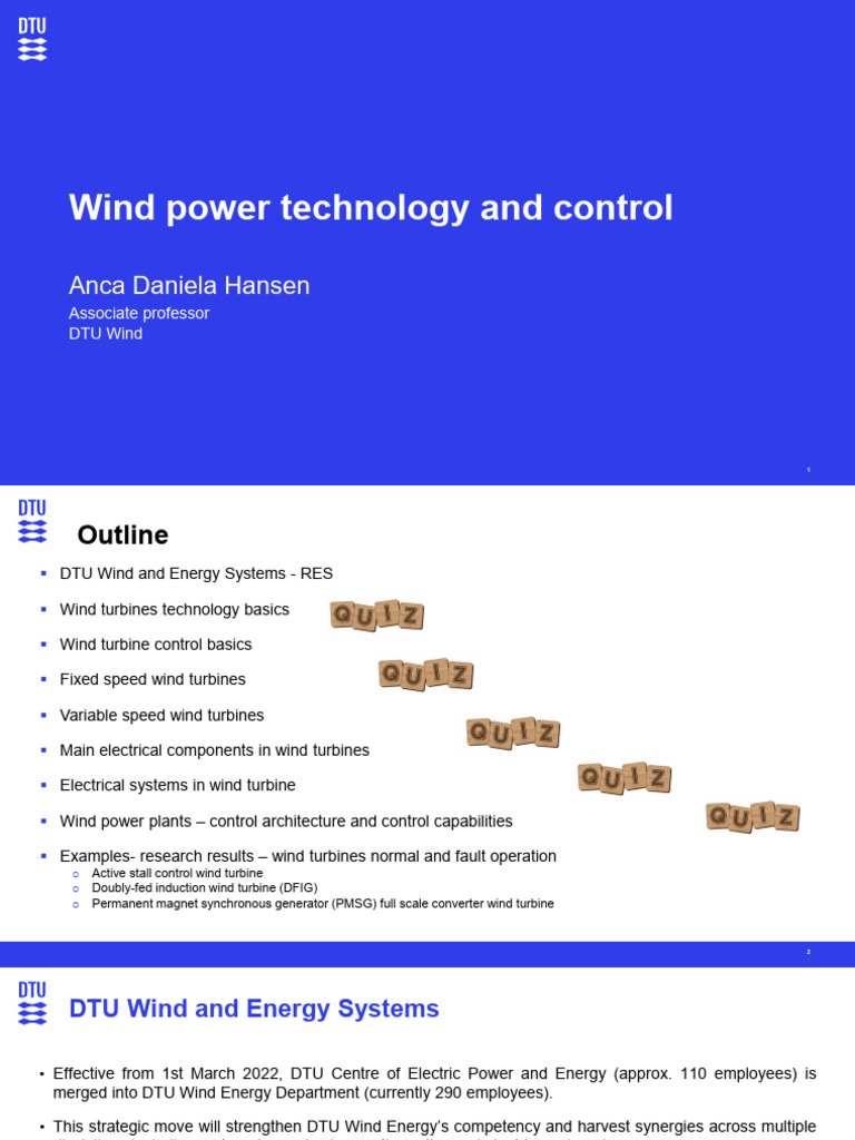 FULL 1. Wind Power Technology and Control 2023 - Hay | PDF | Wind ...