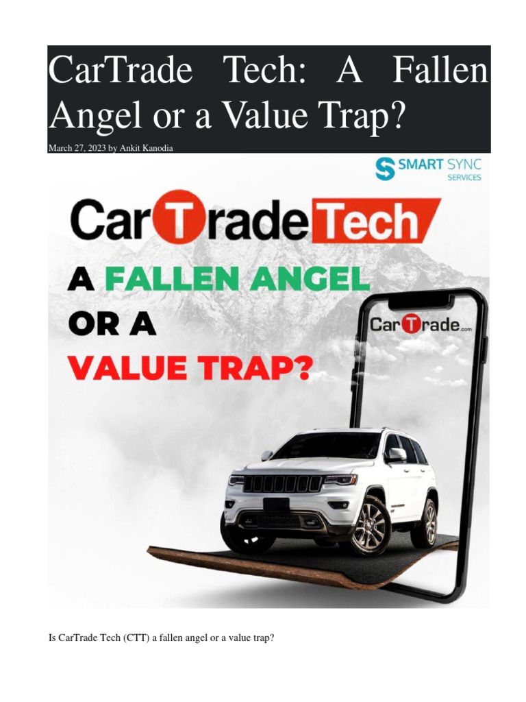 CarTrade Tech - A Fallen Angel or A Value Trap - SmartSyncServices ...