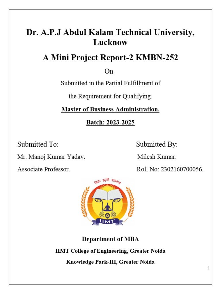 Milesh Mini Project 2 | Download Free PDF | Mass Media | Human Communication