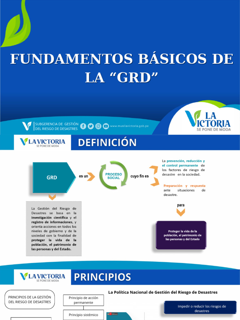 Aspectos Básicos de La GRD - MLV | PDF | Riesgo | Entorno natural
