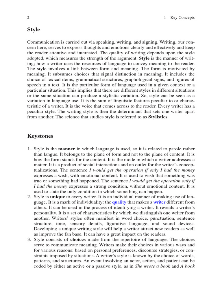 Stylistics 2 | PDF | Linguistics | Human Communication