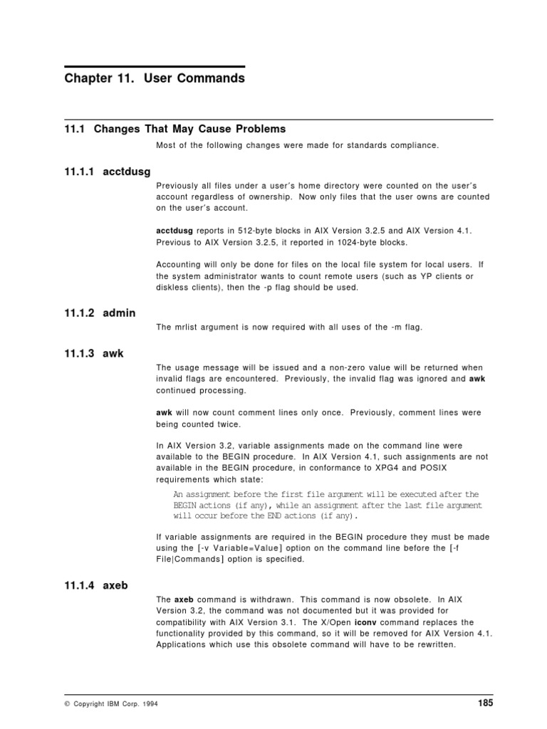 Aix Manual Cmds Pdf Booting Computer Architecture 5420