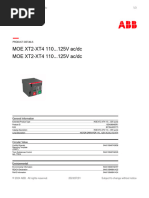 ABB 1SDA074172R1 Ekip Supply Data Sheet | PDF | Electrical Engineering | Electricity