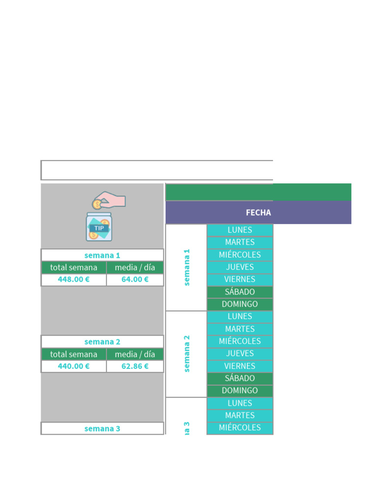 plantilla-excel-gestion-de-propinas | PDF