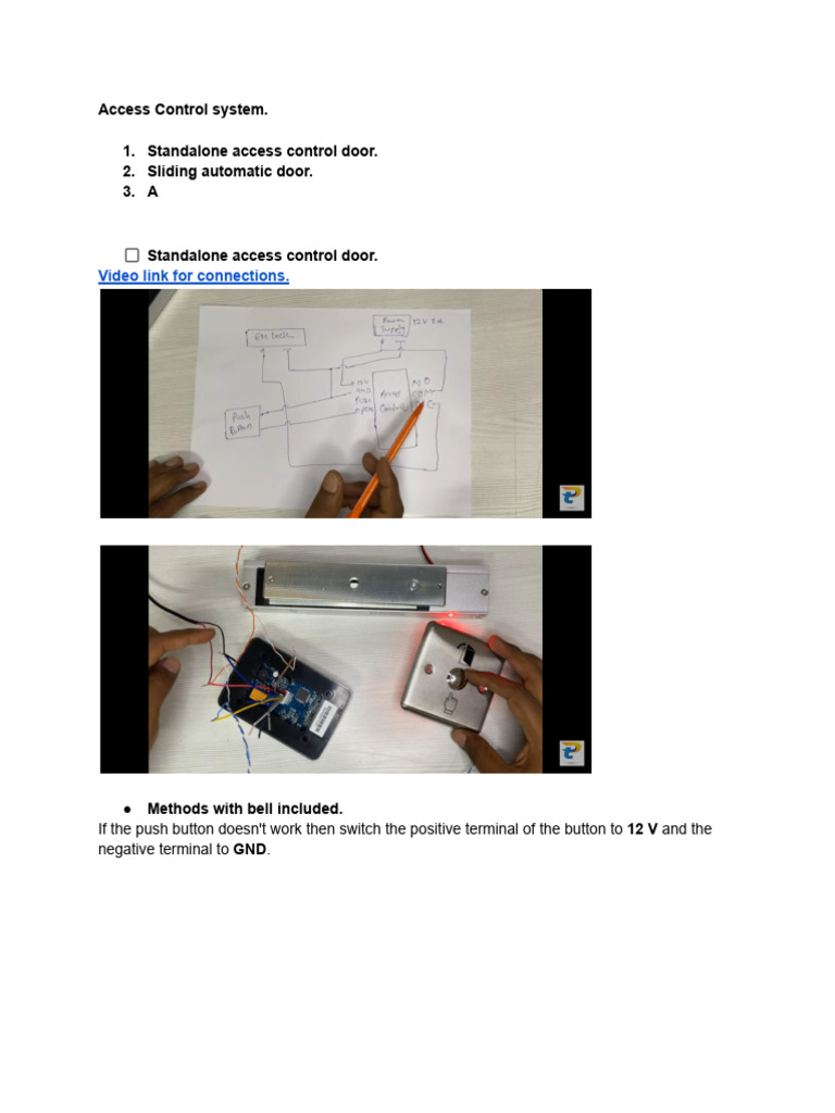 Access Control System. | PDF