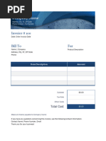Salary Invoice Template | PDF
