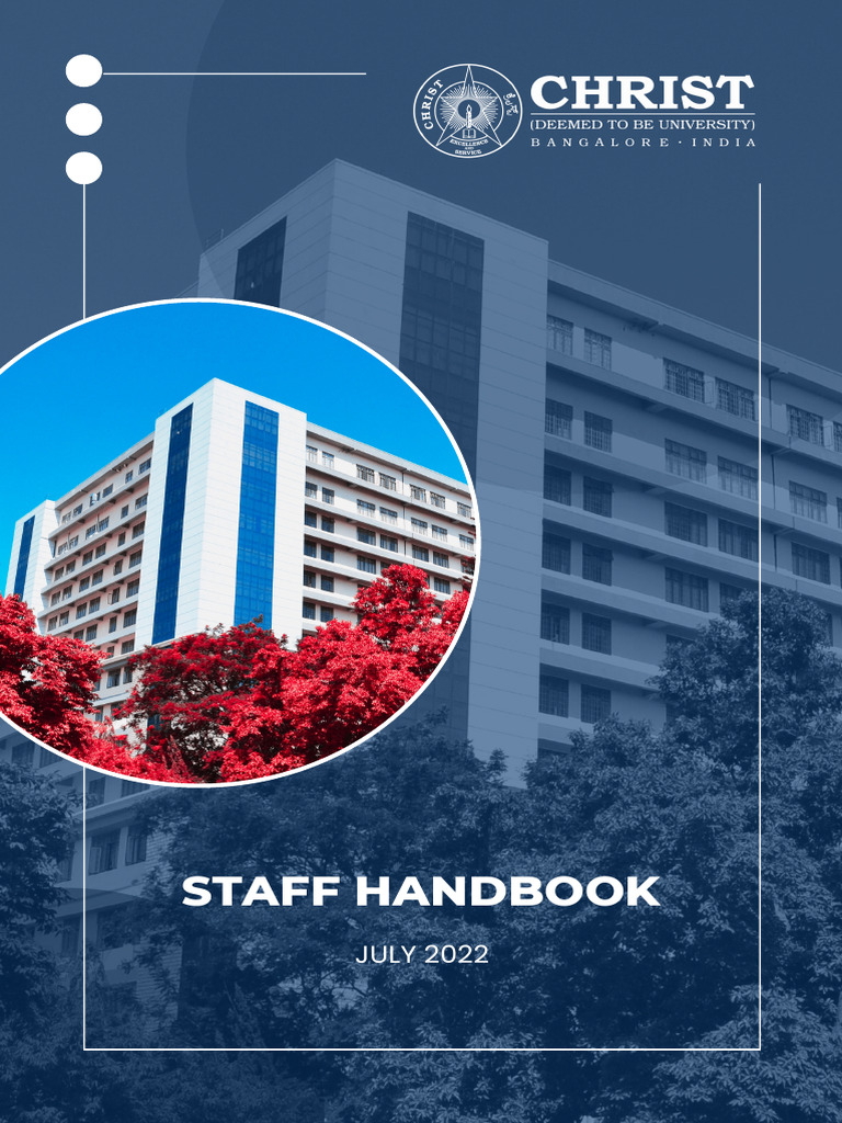 CHRIST University Staff Handbook 2022 | PDF | University