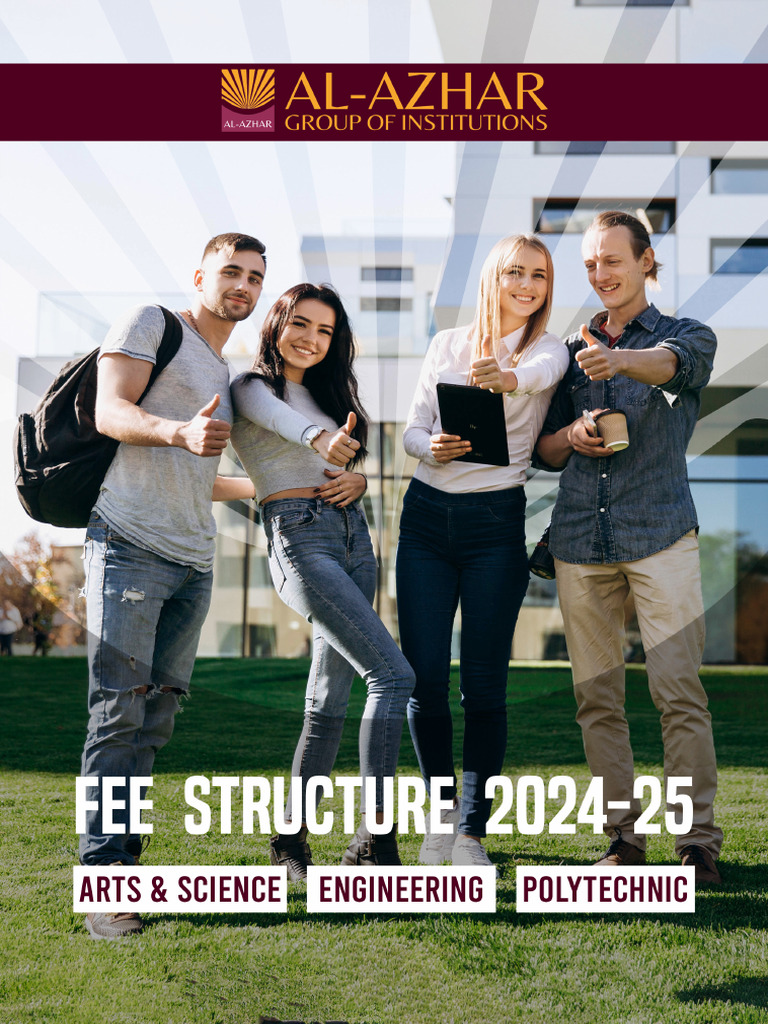 Al Azhar College Thodupuzha Kerala Fees Structure 2024-25 RMS | PDF