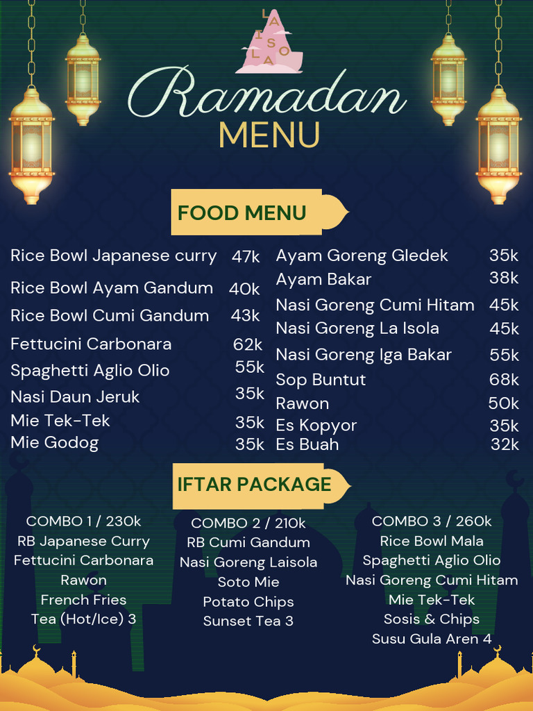 Menu Puasa | PDF