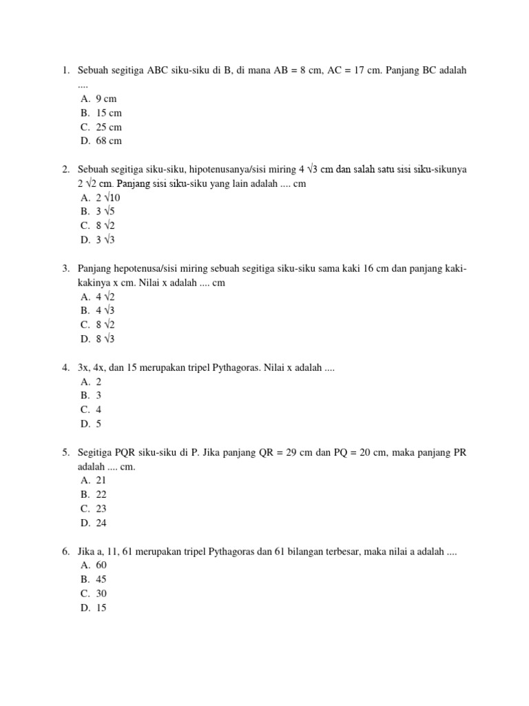 Soal MTK Kls 8 SMT 2 | PDF | Olahraga & Rekreasi | Metode & Bahan Ajar