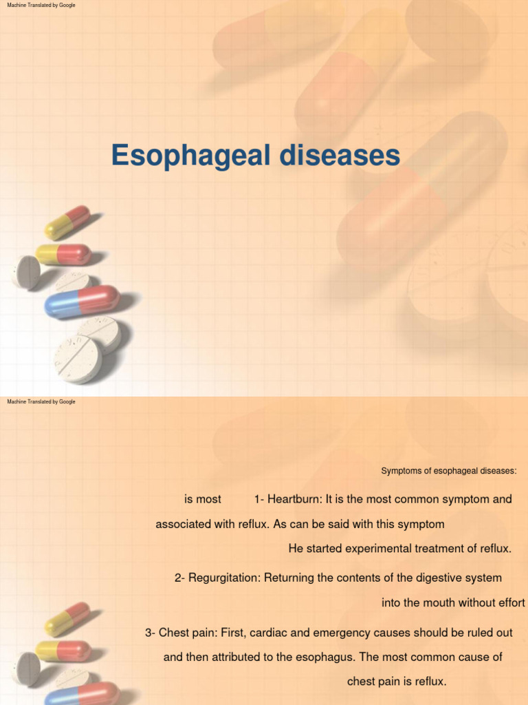 Esophageal Disease | PDF | Esophagus | Gastroesophageal Reflux Disease