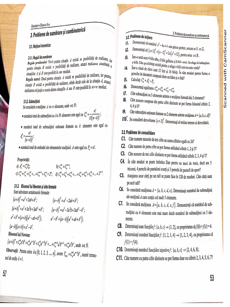 Nu Are Și Combinari | PDF