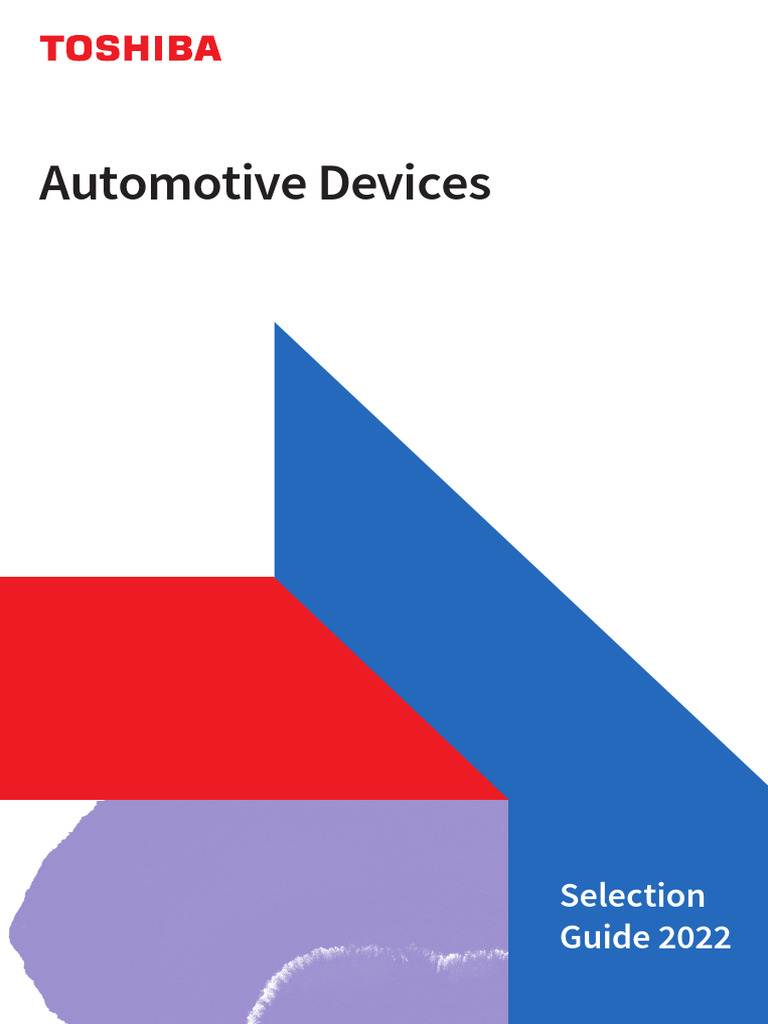 Component Selection Guide For Automotive Applications | PDF ...