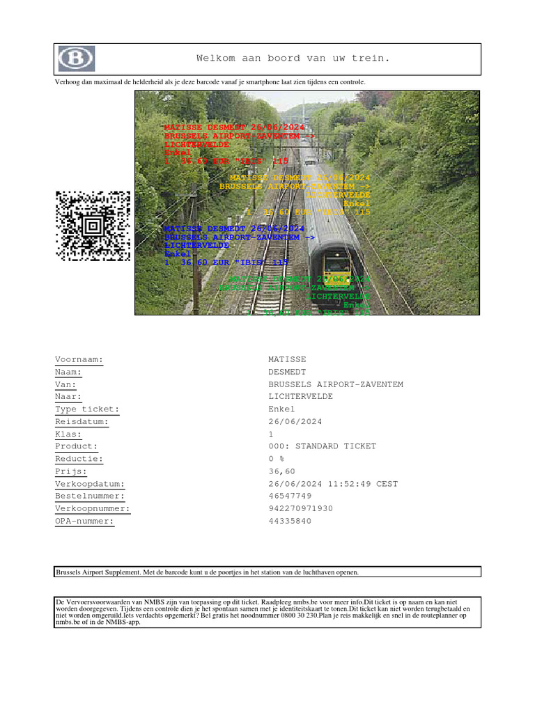 STANDARD_TICKET_MATISSE_DESMEDT_1 2 | PDF