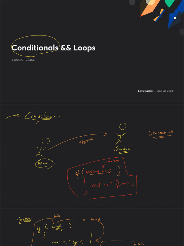 Conditionals Loops With Anno | PDF