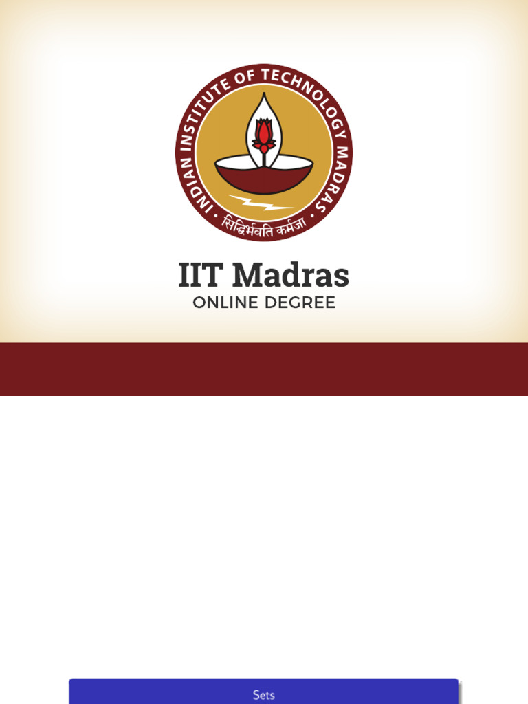 Lecture 1.5 - Construction of Subsets and Set Operations | PDF Lecture 1.5 - Construction of Subsets and Set Operations | PDF