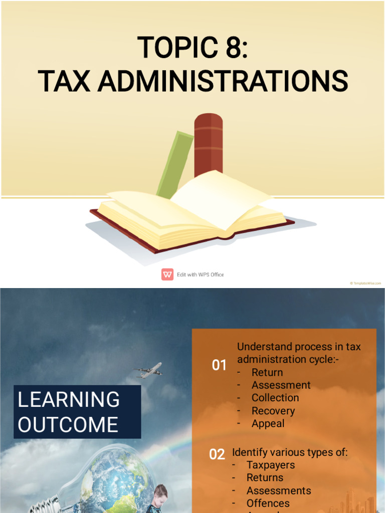 Topic 8 | PDF | Taxes | Taxpayer