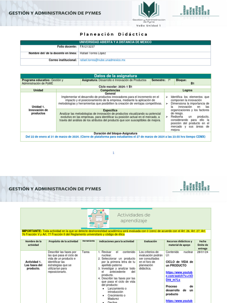 PD GDIP U1 RAFAELTORRESLOPEZ Modificada | PDF | Marketing | Mercado ...